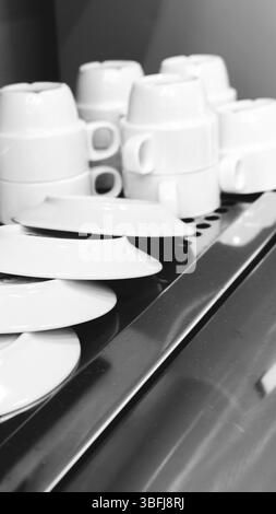 A closeup of black tea with some dishes on a table Stock Photo - Alamy