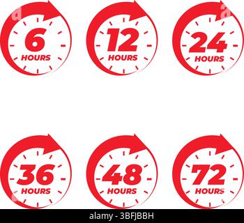 48 hours vector icon isolated on transparent background, 48 hours logo ...