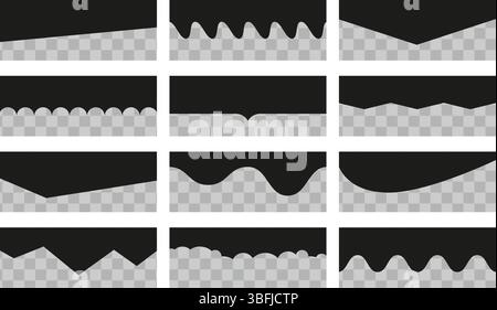 Divider shapes collection for website Stock Vector Image & Art - Alamy