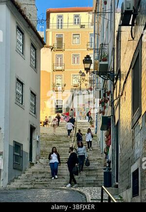 Daily life, Lisboa, Portugal Stock Photo - Alamy