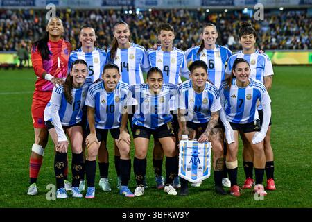 Canberra, Australia. 02nd June, 2025. Amy Sayer of Australia celebrates ...