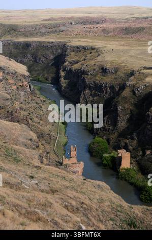 Ani Ruins, located in Kars, Turkey, is one of the most visited ancient ...