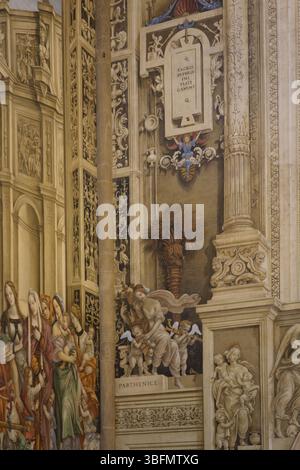 Filippino Lippi's fresco in the Strozzi Chapel, Santa Maria Novella ...