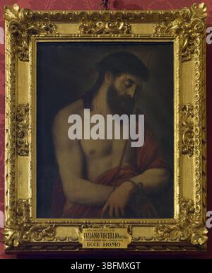 Tiziano Vecellio - christ crowned with thorns 01 Stock Photo - Alamy