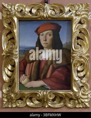 Portrait of a Young Man with an Apple (1504-1505) by Italian ...