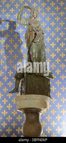 Bronze sculpture Judith and Holofernes by Donatello, late 15th century ...