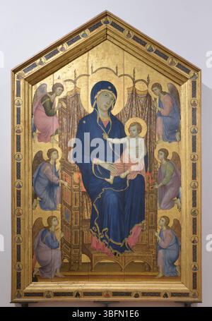 Rucellai Madonna 1285 by Duccio Di Buoninsegna Stock Photo - Alamy