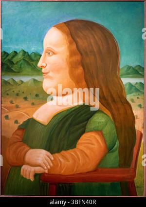 Perfil de la Gioconda, Profile of the Mona Lisa, 2020, Oil on canvas ...