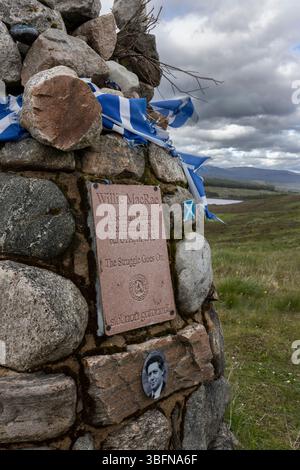 Cairn in memory of Willie MacRae / McRae, Scotland, 29 May 2025 Stock ...