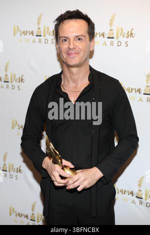 Ny. 01st June, 2025. Andrew Scott at arrivals for The 2025 Annual Drama ...