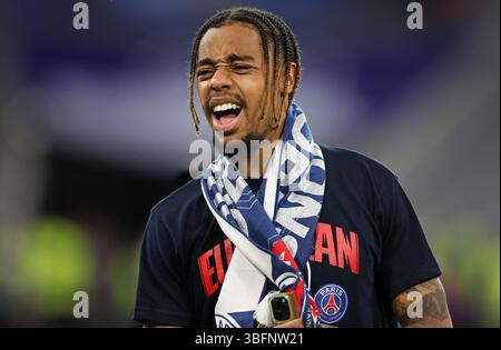 Bradley BARCOLA of France celebrate after scores during the FIFA World ...