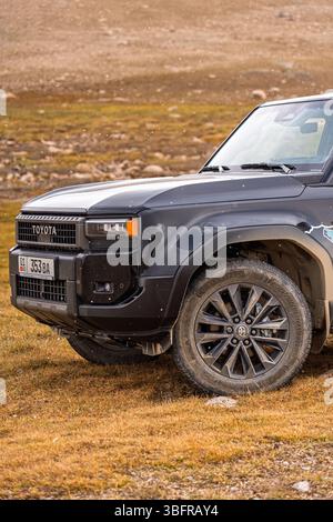 Headlight detail of Toyota Land Cruiser FJ on display at Japan Mobility ...
