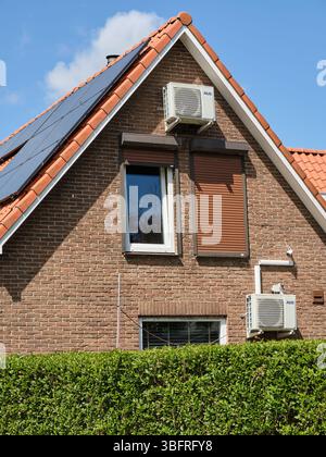 May 22, 2025 - Oosterland-Netherlands: Traditional Dutch brick house ...