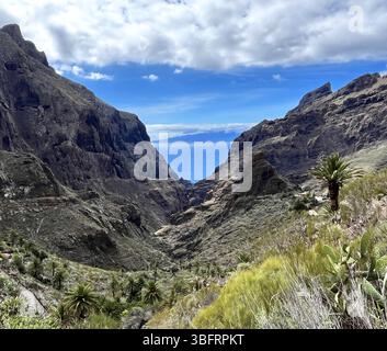 Trekking in La Gomera Island Stock Photo - Alamy