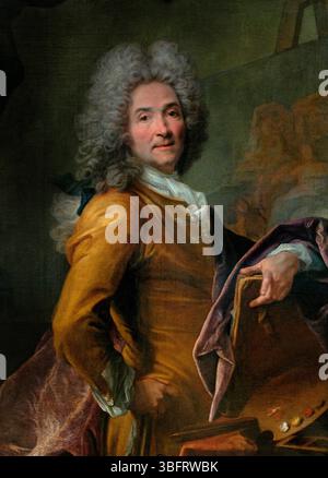 Autoportrait a la palette - self portrait with Palette by Joseph Vivien ...