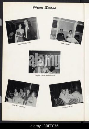 This page of the 1959 Trenton High School yearbook includes images from ...