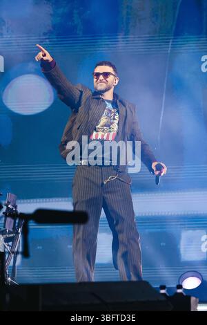 Milan, Justin Timberlake performs in concert during the I-Days Milano ...