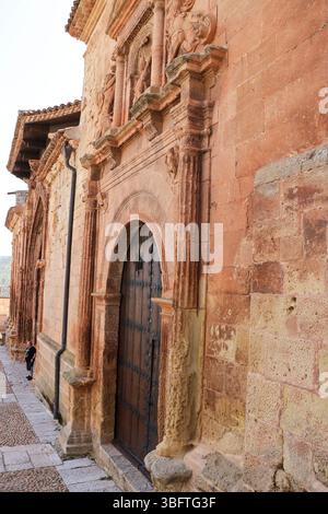 Alcaraz, Albacete, Spain- May 1, 2025: The Santisima Trinidad church in ...