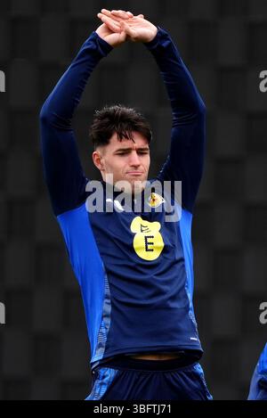 Scotland's Max Johnston during a training session at Lesser Hampden ...