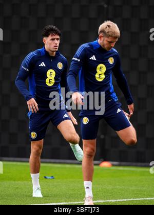 Scotland's Max Johnston during a training session at Lesser Hampden ...