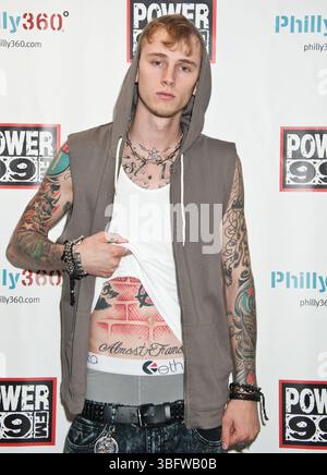 MGK, aka Machine Gun Kelly and Casie Baker attend the 2025 Nickelodeon ...