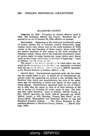 This 1967 publication from the Indiana Historical Bureau outlines the ...