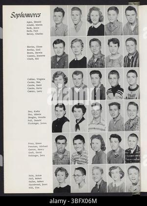 Page 6 of the 1958 yearbook includes senior portraits with student ...