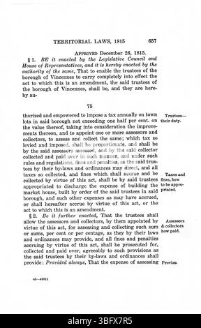 This section of 'Indiana Boundaries' highlights the development of the ...