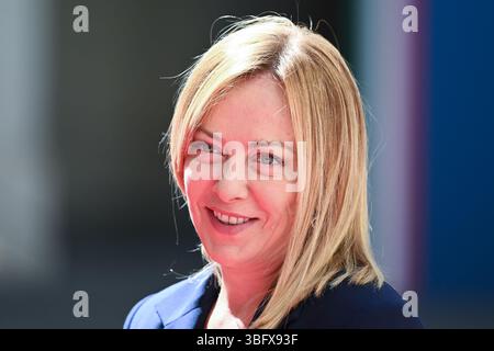 Rome, Italy. 03rd June, 2025. Italian Prime Minister Giorgia Meloni and ...