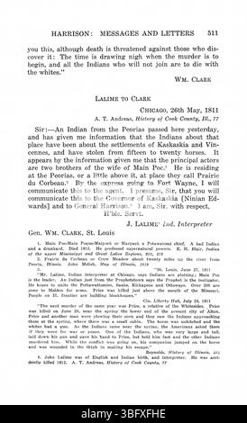 This page from 'Messages and Letters of William Henry Harrison' (1922 ...