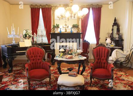 First White House of the Confederacy, interior, Montgomery, Alabama ...