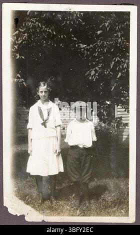 A photograph of Marian Smith and Frank Dickerson, standing together ...