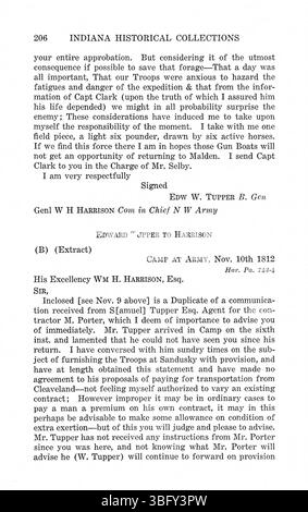 This volume of the 'Messages and Letters of William Henry Harrison ...