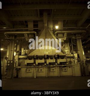 This interior view from the Columbus Trash-Burning Power Plant, which ...