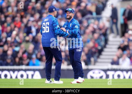 West Indies' Justin Greaves celebrates taking the wicket of Australia's ...