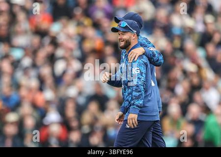 West Indies' Justin Greaves celebrates taking the wicket of Australia's ...