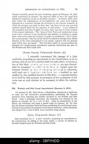 This page from *Vol. 3, Constitution Making in Indiana* (1977) provides ...