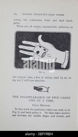 This 1903 manual by Howard Thurston includes a variety of card ...