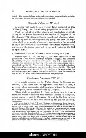 This 1971 volume covers the constitution-making process in Indiana ...
