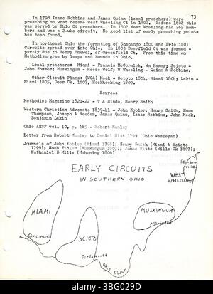 This 1963 work explores the history of Methodism in the Ohio and ...