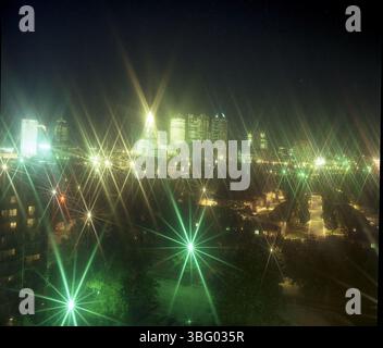 Views of the downtown Columbus skyline taken from the Ferris wheel at ...