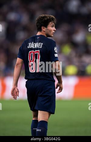 Joao Neves of Paris Saint-Germain FC in action during the FIFA Club ...