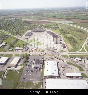 This aerial view from circa 1986 shows the Berwick Plaza Shopping ...