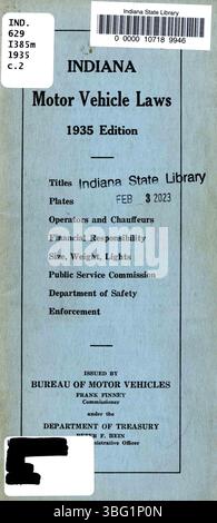 This page outlines the motor vehicle and highway laws for the state of ...