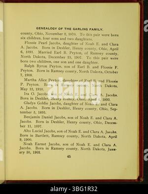 Abraham Crider's 'Genealogy of the Garling Family' (1910) provides a ...