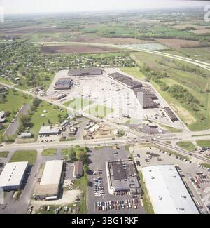 Aerial photo from circa 1986 showing the Berwick Plaza Shopping Center ...