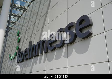 Logo Schriftzug Kölnmesse *** Logo lettering Kölnmesse Stock Photo - Alamy