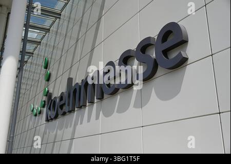 Logo Schriftzug Kölnmesse *** Logo lettering Kölnmesse Stock Photo - Alamy