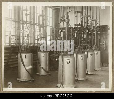 This image shows explosives testing on the Russian front during World ...