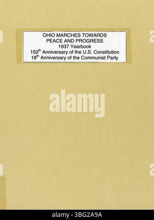 Published in 1937, 'Ohio Marches Toward Peace and Progress' is a ...